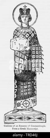 COSTUME OF EMPRESS OF CONSTANTINOPLE Stock Photo - Alamy