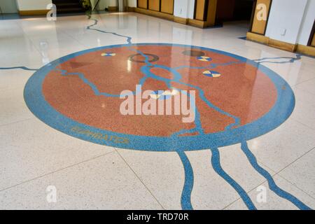 Rivers by Houston Conwill is an African Cosmogram at the Schomburg ...