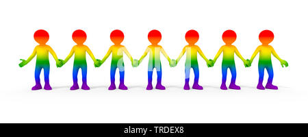 Rainbow Graphics in Vector Format Isolated on White with Different ...