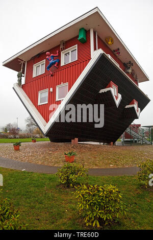 the crazy house of Bispingen, Germany, Lower Saxony, Bispingen Stock ...