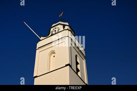 White church Katwijk, St Andreas Church, Netherlands, Katwijk Stock ...