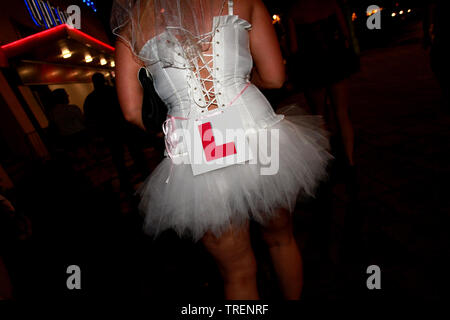 General views of girls enjoying a hen night out in Brighton, East ...