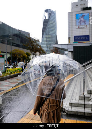 Rainy day in Nagoya Japan Stock Photo - Alamy