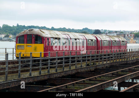 Island Line Train Ryde Pier Isle of Wight England UK Great Britain ...