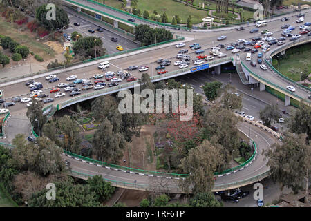 CAIRO, EGYPT - FEBRUARY 25: Cairo Traffic Jam on FEBRUARY 25, 2010 ...