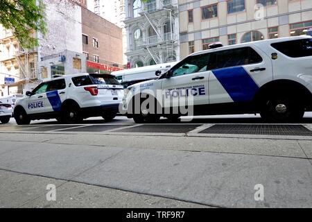 Homeland Security Federal protective service white police car outside ...