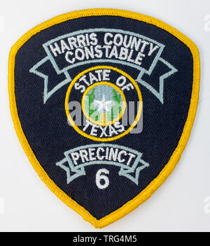 Harris County Texas Police Badge Patch Stock Photo - Alamy
