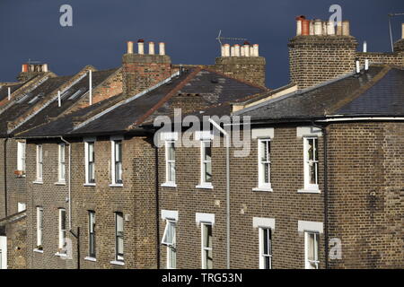 layer of Houses in east london Stock Photo - Alamy