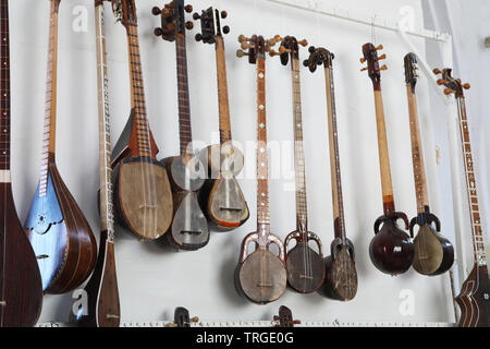 Uzbekistan; Bukhara; traditional musical instruments Stock Photo - Alamy