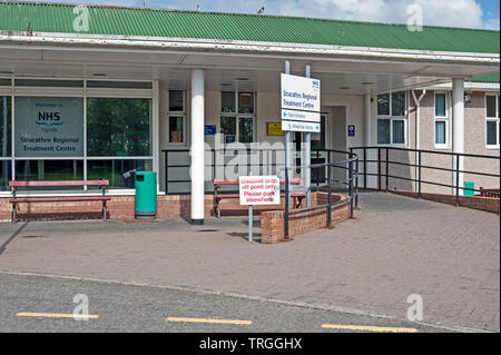 Stracathro Hospital entrance to the Out Patients Dept., Stracathro ...