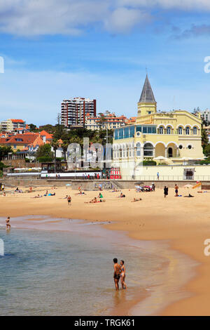 PRAIA ESTORIL TAMARIZ BEACH ESTORIL PORTUGAL Stock Photo - Alamy