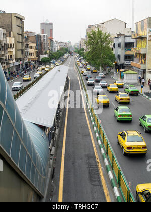 Traffic in Tehran Iran Stock Photo - Alamy