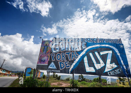 GUATAPE, ANTIOQUIA - COLOMBIA, NOVEMBER 2017. Colorful streets of ...