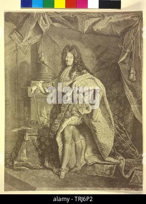 Louis XIV, King of France, 1701 (1956). Artist: Unknown Stock Photo - Alamy