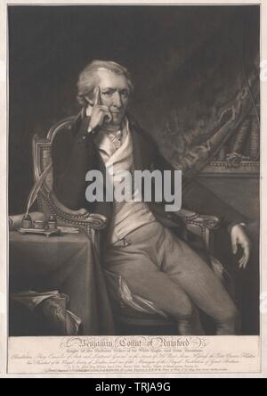 Sir Benjamin Thompson, Count Rumford, 1753 - 1814, officer Stock Photo ...