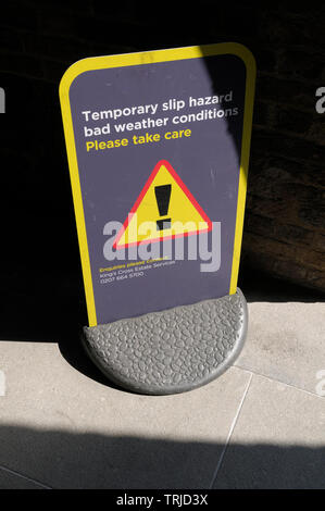 London, England, UK. Temporary signs outside mobile phone shop in ...