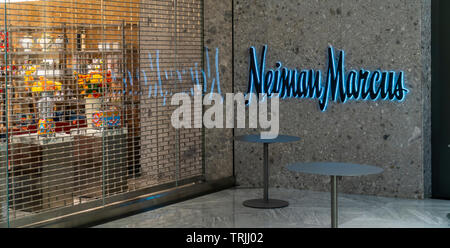 Interior of Neiman Marcus Department Store in the Hudson Yards Shopping ...
