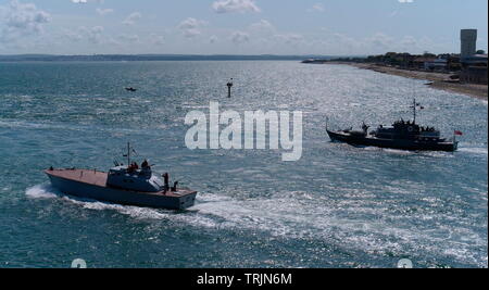 The WWII Harbour Defence Motor Launch (HDML) ML 1387 HMS Medusa, and ...