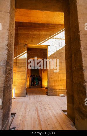 Egypt. Aswan. Decorations on wall made by the owner of the house who ...
