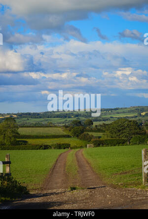 Welsh landscape photograph of the Clwydian Range of mountains in North ...