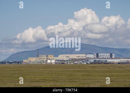 BAE Systems Submarine Factory, Barrow-in-Furness, Cumbria, Viewed from ...