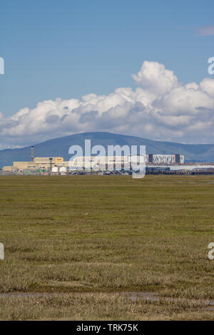 BAE Systems Submarine Factory, Barrow-in-Furness, Cumbria, Viewed from ...