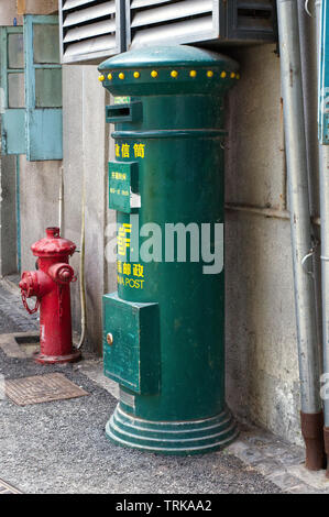 Chinese letter box, post box, mailbox, Xikou, China Stock Photo - Alamy