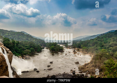 Beautiful Waterfall from Western ghats forest Kerala Landscape India ...