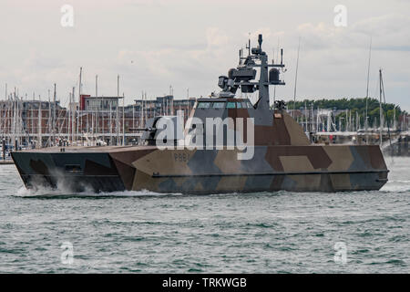 KNM GLIMT a Skjold class 'Missile Fast Patrol Boat' of the Norwegian ...