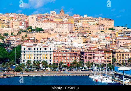 Port of Cagliari, Sardinia, Italy with the cruise ship Stock Photo - Alamy