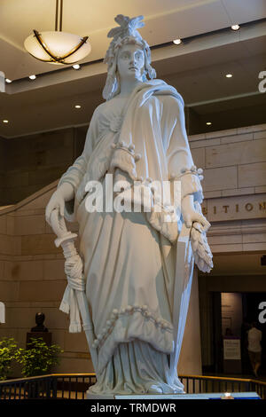 Plaster model of Statue of Freedom Stock Photo - Alamy