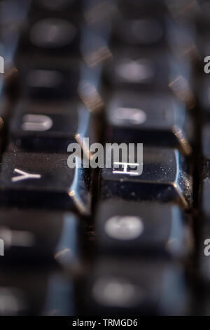 dirty pc keyboard Stock Photo - Alamy