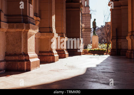 Arcade pathway in Budapest downtown, Hungary Stock Photo - Alamy