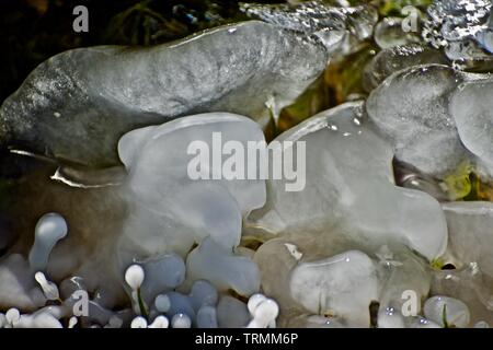 Ice from Water Hose Leak, Canyon, Texas Stock Photo - Alamy