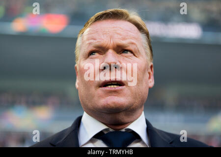 Netherlands Head Coach Ronald Koeman reacts and gestures during the ...