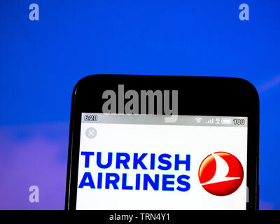 In this photo illustration, the logo of Turkish holding company Fiba ...