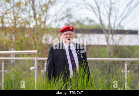 AIREWAS, ENGLAND. 01 JUNE 2019: Brigadier Vivienne Buck and Marc ...