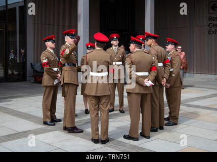 AIREWAS, ENGLAND. 01 JUNE 2019: Current Provost Marshall Brigadier Dave ...