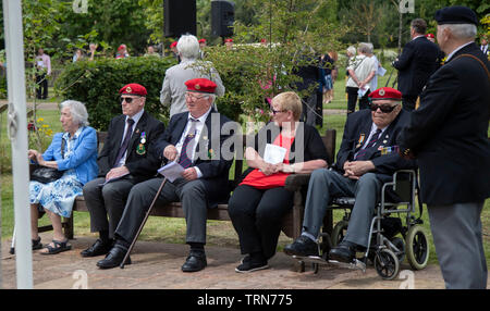 AIREWAS, ENGLAND. 01 JUNE 2019: Brigadier Vivienne Buck and Marc ...