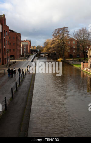 Chester Canal from City Road Bridge, Chester, Cheshire, England, UK ...