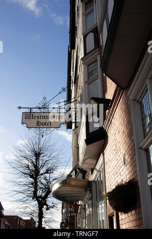 Westminster Hotel Chester Hallmark Inn Stock Photo - Alamy