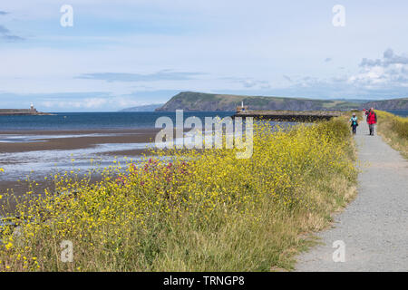 Goodwick Sands, near Fishguard, Pembrokeshire, Wales, Great Britain ...