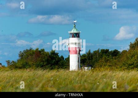 lighthouse on Årø island, denmark Stock Photo - Alamy