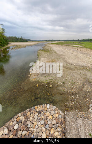 River Murti in Gorumara National Park at Jalpaiguri district of West ...