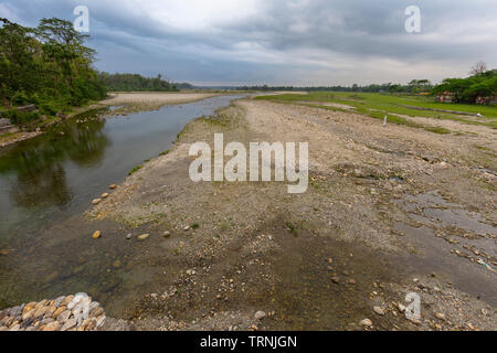 River Murti in Gorumara National Park at Jalpaiguri district of West ...