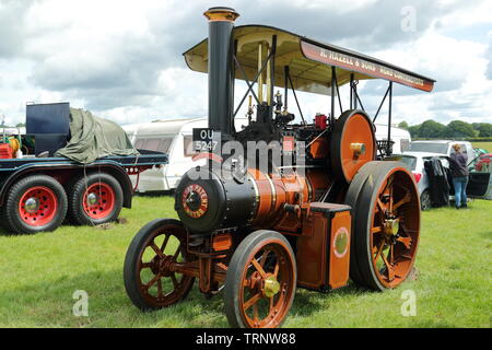 Well-restored traction engine at the Woodcote Rally 2019 Stock Photo ...