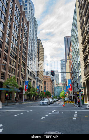 Sydney CBD area and hide park people are celebrating Australian day ...