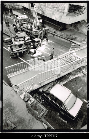 Footpath collapse, Lyon, France Stock Photo - Alamy