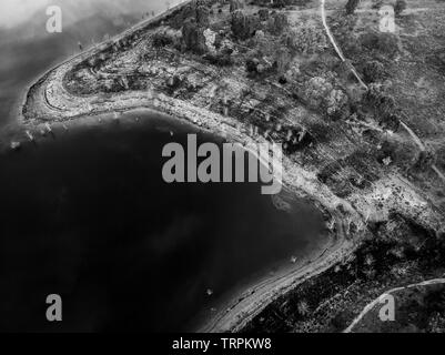 An aerial of Googong Dam, NSW Stock Photo - Alamy