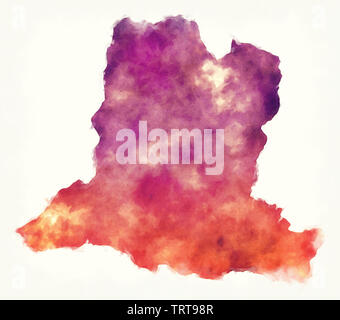 Basse-Kotto, prefecture of Central African Republic. Open Street Map ...